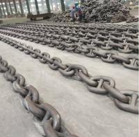 China 130mm High Strength Alloy Steel Stud Link Anchor Chain Grade 3 Spray Paint for sale