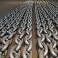 China High Strength Alloy Steel Painted Stud Link Anchor Chain 84mm for Vessel Positioning for sale