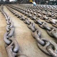 China 127mm High Strength Alloy Steel Stud Link Anchor Chain - 10-130mm Size Range, Galvanized Marine Grade for sale