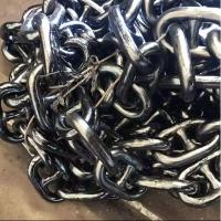 China 122mm Grade 3 Marine Galvanized Anchor Chain - High Strength Alloy Steel 10-130mm Size Range for sale