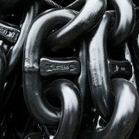 China 132mm High Strength Alloy Steel Stud Link Anchor Chain Boat Marine Grade for sale