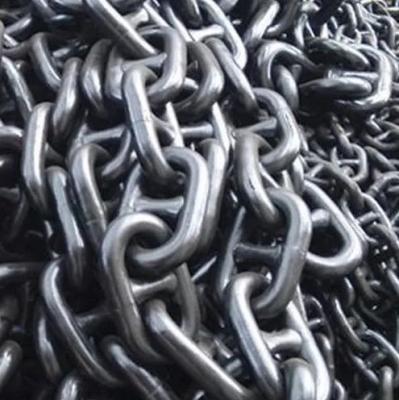 China 40mm Grade 3 Stud Link Anchor Chain High Strength Alloy Steel Spray Paint for sale