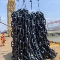 China 68mm High Strength Alloy Steel Stud Link Anchor Chain for Deep Sea Anchoring for sale