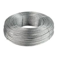 China 8mm Galvanized Steel Core High Carbon Double Strand Twisted Marine Mooring Wire Rope for sale