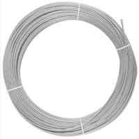 China 8mm 6x19 Steel Core Galvanized Marine Wire Rope 120m High Load Capacity for sale