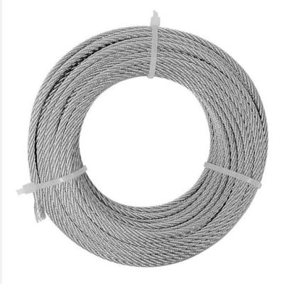 China 6x19 13mm Galvanized Fiber Core High Carbon Steel Wire Rope Sling Triple Strand for sale