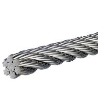 China 8mm Galvanized Steel Core High Carbon Double Strand Twisted Marine Mooring Wire Rope for sale
