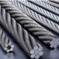 China 12mm 6x19 Fiber Core Galvanized High Carbon Steel Marine Wire Rope 4mm-120mm for sale