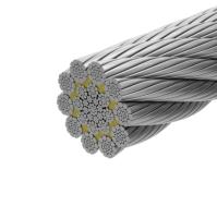 China Galvanized Steel Core High-Carbon Steel Wire Rope 26mm for Marine Cranes for sale