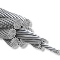 China 16mm Galvanized High Carbon Steel Core Marine Wire Rope Triple Strand Twisted 6x19 for sale