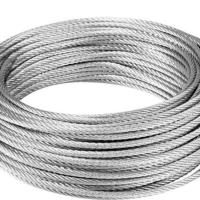 China Galvanized High Carbon Steel Wire Rope 9mm Fiber Core Marine Mooring Cable for sale