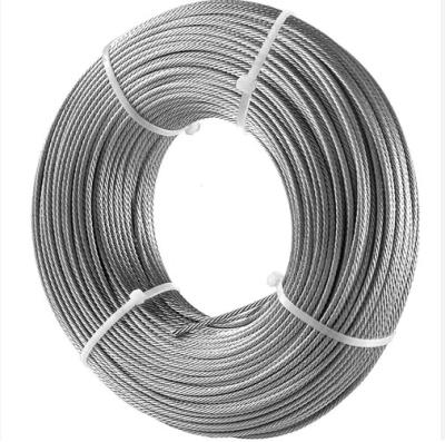 China 8mm Galvanized Steel Core High Carbon Double Strand Twisted Marine Mooring Wire Rope for sale