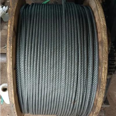 China 10mm Fiber Core Triple Strand Twisted Galvanized Wire Rope for Marine Deck Cranes for sale