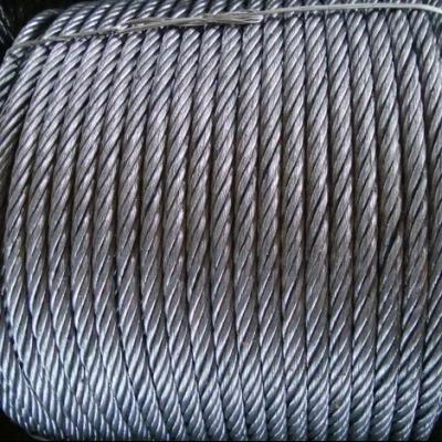 China Galvanized Steel Core High-Carbon Steel Wire Rope 26mm for Marine Cranes for sale