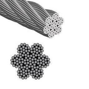 China 12mm 6x19 High-Carbon Steel Marine Wire Rope with 4-120mm Diameter Range and Multiple Certifications for sale