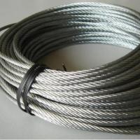 China 8mm Galvanized Triple-Strand Marine Crane Wire Rope with Fiber Core - 4mm to 120mm Diameter Range with Marine Certifications for sale