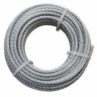 China 20mm 6x19 Steel Core Galvanized Marine Wire Rope with 4-120mm Diameter Range and Multiple Marine Certifications for sale