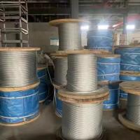 China 8mm 6x19 Steel Core Galvanized Marine Wire Rope 120m High Load Capacity for sale