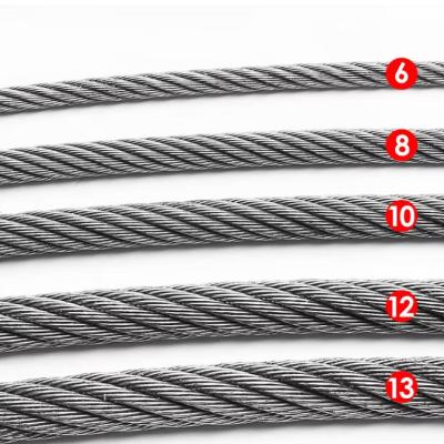 China 12mm Galvanized High Carbon Steel Marine Wire Rope Triple Strand Twisted 4mm-120mm for sale