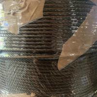China 24mm Marine Deck Crane Wire Rope 6x19 Steel Core High Carbon Galvanized 4-120mm Diameter for sale