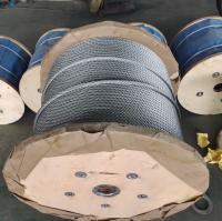China 32mm Galvanized High Carbon Steel Wire Rope Fiber Core Marine Crane for sale