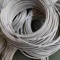 China 10mm Galvanized Steel Core Marine Wire Rope for Cranes 4mm-120mm for sale