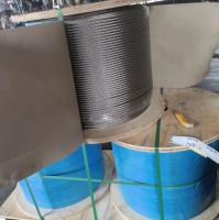 China Galvanized High Carbon Wire Rope Sling 8mm Steel Core for Marine Deck Cranes for sale