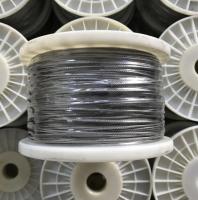 China 6mm Galvanized Steel Core Double Strand Twisted Wire Rope for Marine Cranes for sale