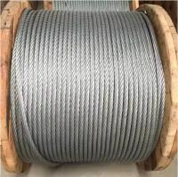 China 20mm Triple Strand Twisted High Carbon Marine Wire Rope Sling with Fiber Core and Galvanized Coating for Ship Mooring and Hoisting for sale