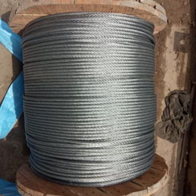 China 20mm 6x37 Steel Core Galvanized Wire Rope Sling for Marine Deck Cranes - 4mm to 120mm Diameter Range with ABS, BV, DNVGL Certifications for sale