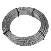 China 18mm Fiber Core Triple Strand Twisted Galvanized Cable Wire for sale