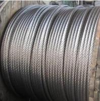 China 16mm Galvanized High Carbon Steel Wire Rope Sling Fiber Core for Marine Deck Cranes for sale