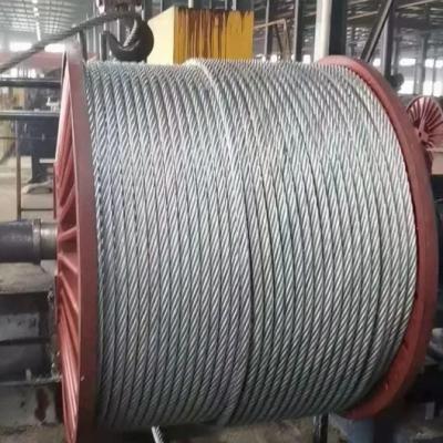 China 20mm Triple Strand Twisted High Carbon Marine Wire Rope Sling with Fiber Core and Galvanized Coating for Ship Mooring and Hoisting for sale
