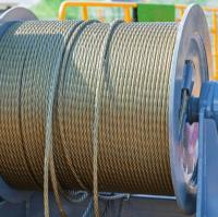 China 20mm Galvanized Fiber Core High Carbon Steel Wire Rope for Marine Cranes 4mm-120mm for sale