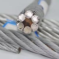 China 18mm Fiber Core Triple Strand Twisted Galvanized Cable Wire for sale