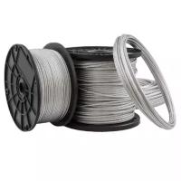 China 10mm Fiber Core Triple Strand Twisted Galvanized Wire Rope for Marine Deck Cranes for sale
