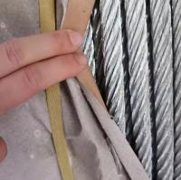China 18mm 6x19 Steel Core Galvanized Wire Rope Sling for Marine Deck Cranes with 4-120mm Diameter Range for sale