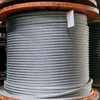 China 18mm 6x19 Galvanized Steel Wire Rope for Marine Deck Cranes - 4mm-120mm Diameter Range with ABS/BV/DNVGL Certifications for sale