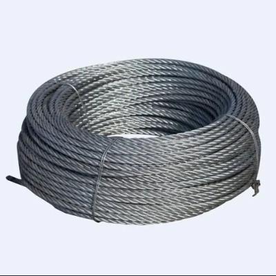 China 18mm 6x19 Steel Core Galvanized Wire Rope Sling for Marine Deck Cranes with 4-120mm Diameter Range for sale