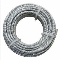 China 18mm 6x19 Galvanized Steel Wire Rope for Marine Deck Cranes - 4mm-120mm Diameter Range with ABS/BV/DNVGL Certifications for sale