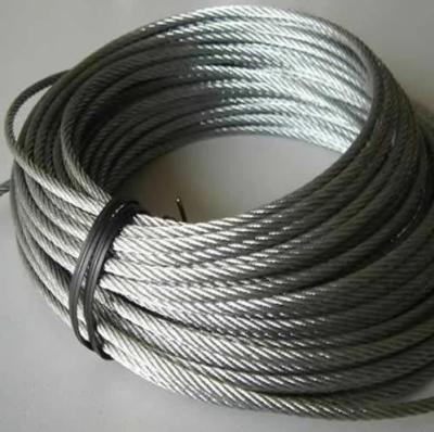 China 18mm 6x19 Galvanized Steel Wire Rope for Marine Deck Cranes - 4mm-120mm Diameter Range with ABS/BV/DNVGL Certifications for sale
