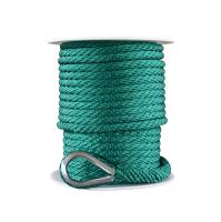 China 12 Strand Marine Anchor Rope - Polyamide/Polyester Material with 220m Coil Length and ISO 2307 Certification for sale