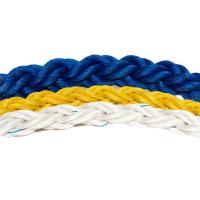 China 3 Strand PP PE Rope 4mm-56mm Diameter for Agriculture Marine Mariculture Fishing Mooring for sale