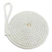 China 20mm Double Braided Nylon Boat Mooring Rope - High Strength Yacht Dock Line with Superior Abrasion Resistance for sale