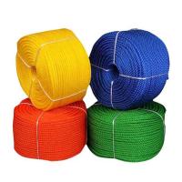 China 3 Strand Twisted Polypropylene Multifilament Marine Rope 4-56mm Diameter 220m Coil for Boats and Ships for sale