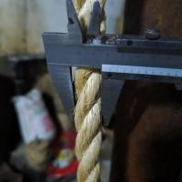 China Durable 3 Strand Twisted Sisal Rope 220m Coil for Packing and Industrial Use for sale