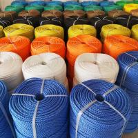 China High Tenacity 4 Strands Marine Fishing Twisted Rope PE PP 8mm to 56mm Diameter for sale