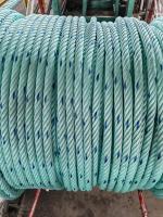 China 8 Strand Galvanized PP Combination Rope 40mm High Tensile Marine Mooring Line for sale