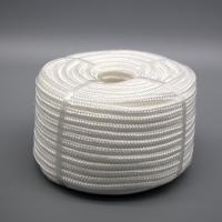 China 30MM 16 Strand Braided Polyester Rope With Nautical Rope for sale