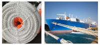 China 16 Strand Braided Polyester Rope 3mm to 30mm Diameter Nautical Grade Marine Mooring Line for sale